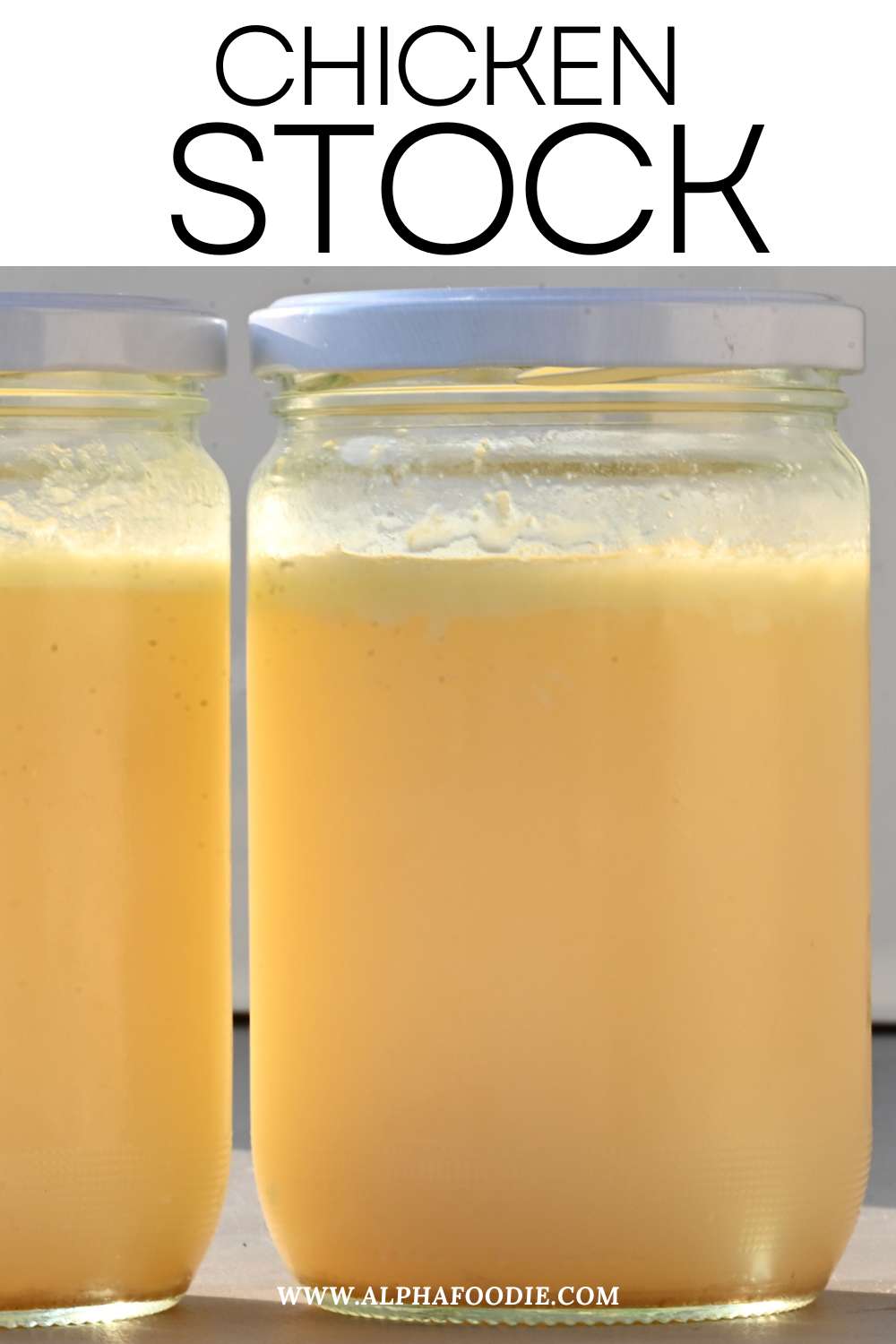 How to Make Chicken Stock - Alphafoodie