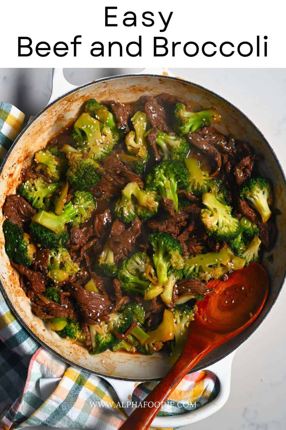 Easy Beef and Broccoli - Alphafoodie