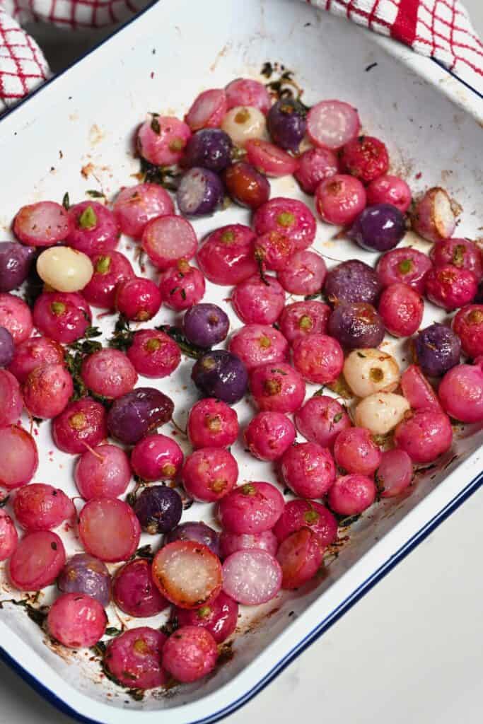 Roasted Radishes - Alphafoodie