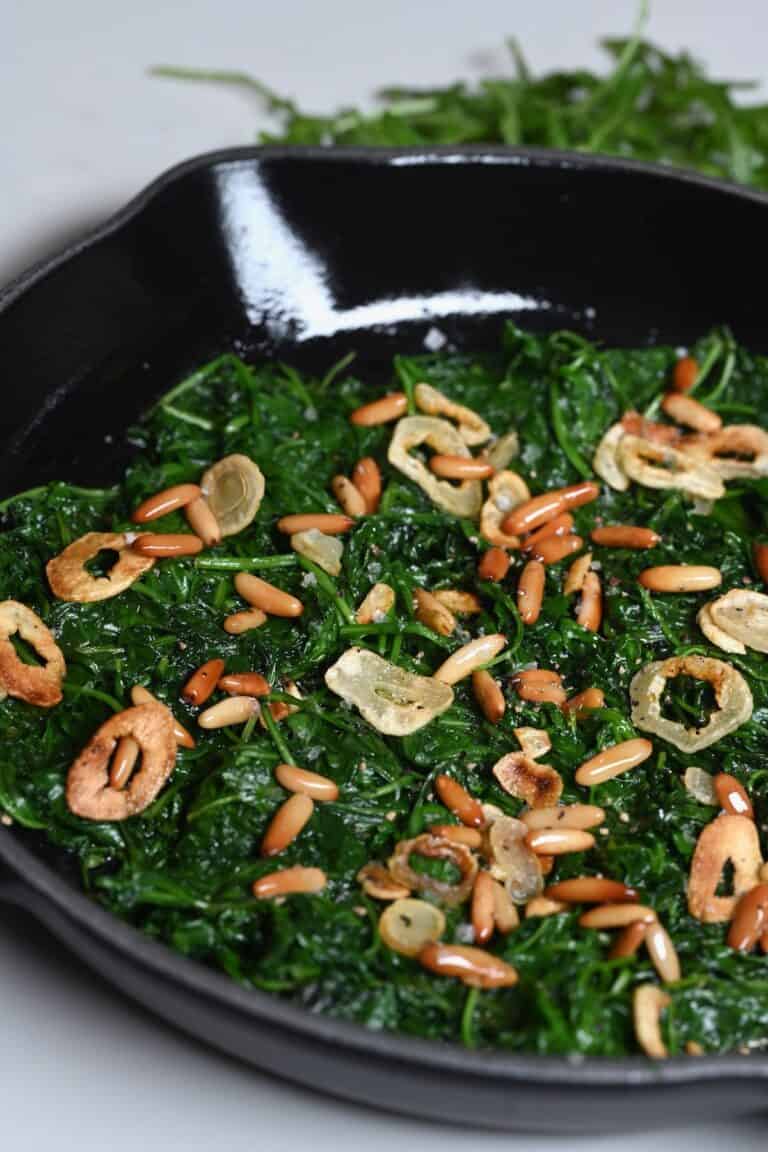 Sauteed Arugula Recipe - Alphafoodie