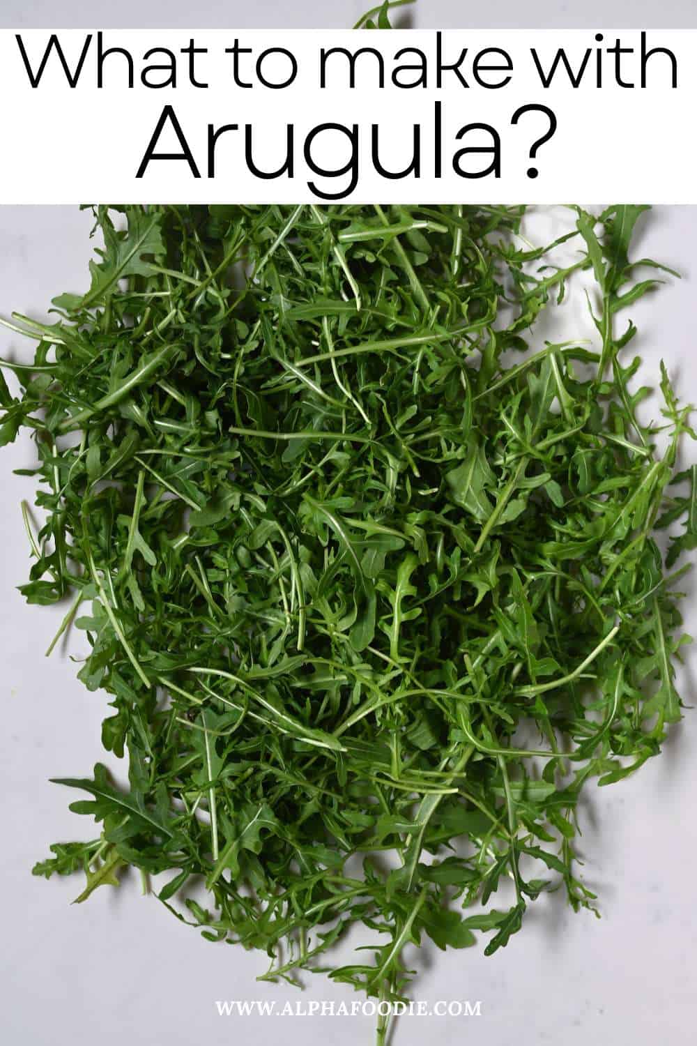 What Is Arugula and What to Do with It (Rocca Salad) - Alphafoodie