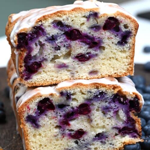 Quick and Easy Blueberry Bread - Alphafoodie