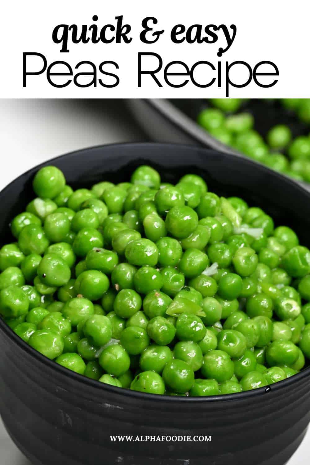 How to Cook Frozen Peas (The Easy Way) - Alphafoodie