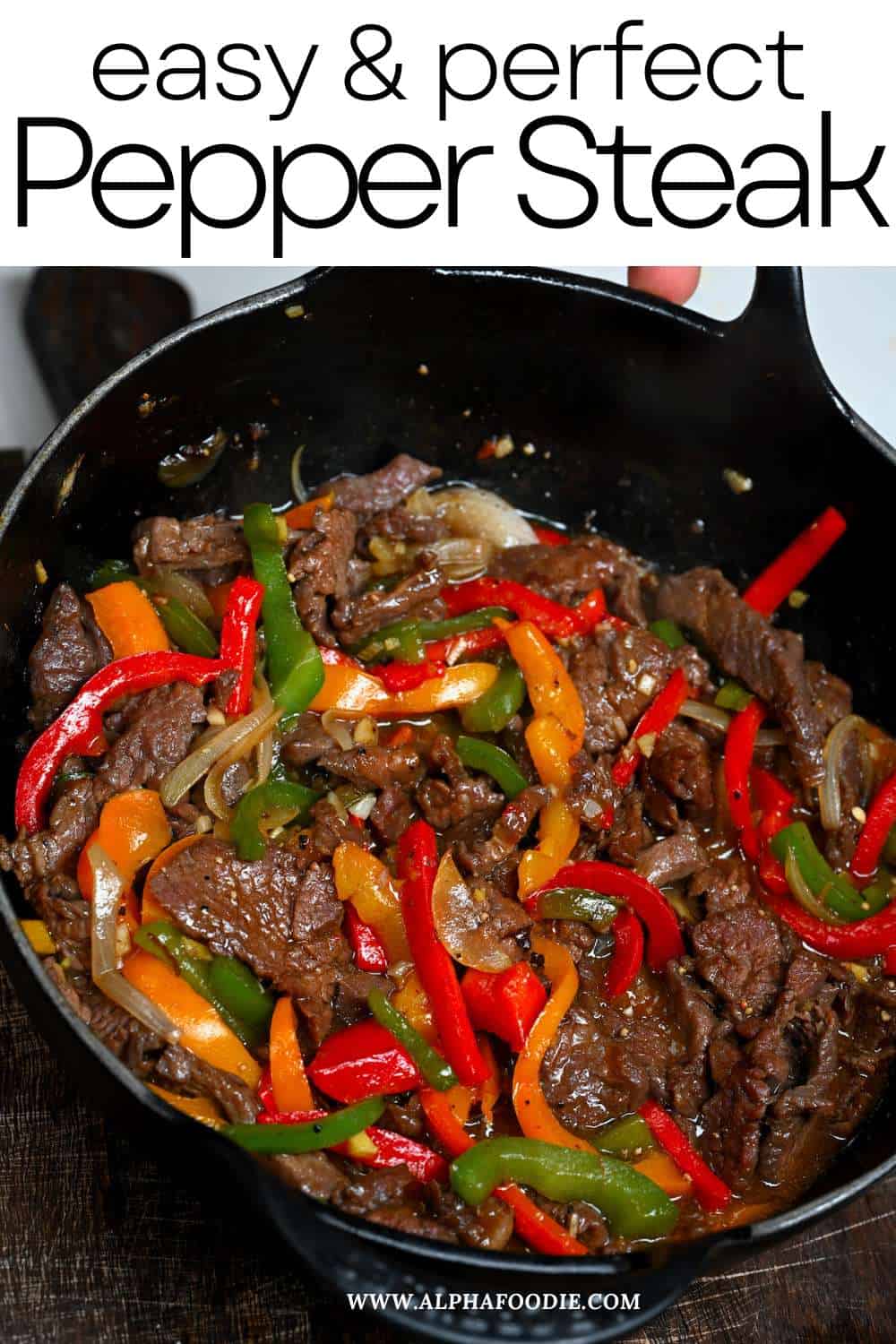 The Best Pepper Steak Recipe - Alphafoodie