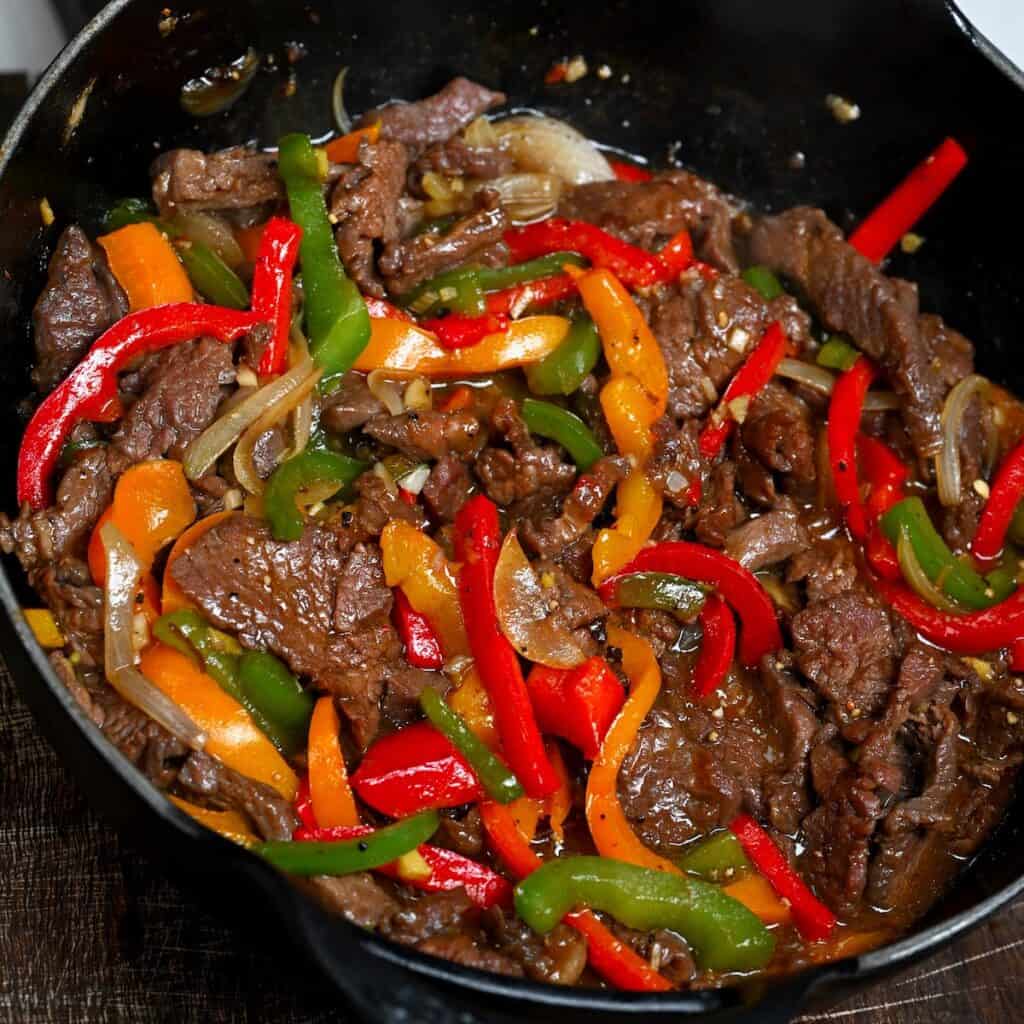 The Best Pepper Steak Recipe - Alphafoodie
