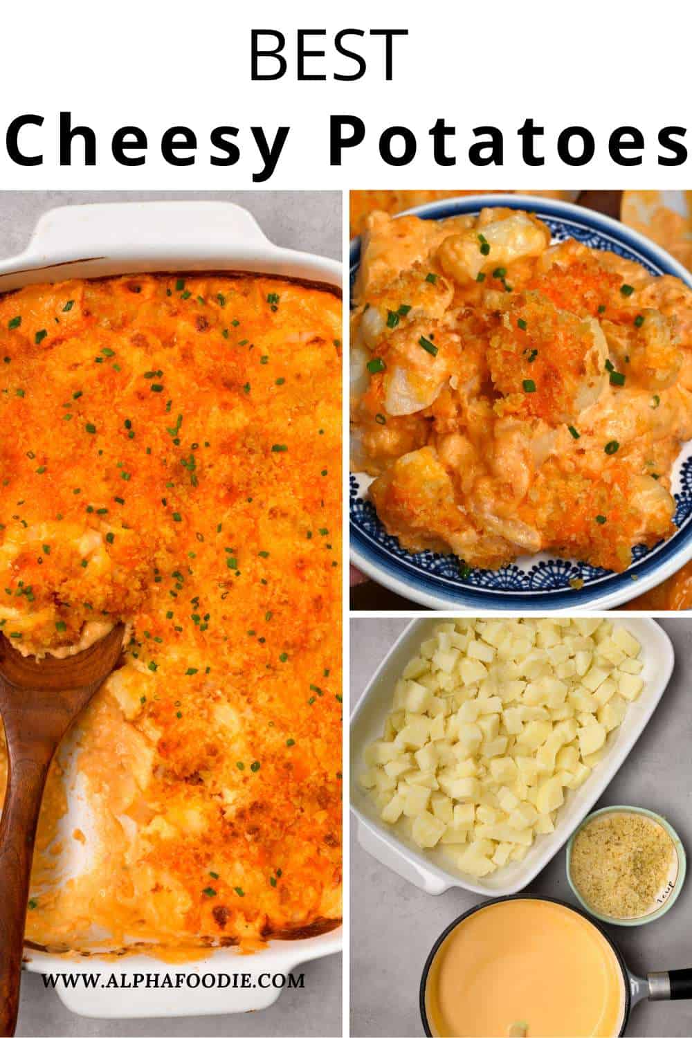 Fabulous Cheesy Potatoes - Alphafoodie