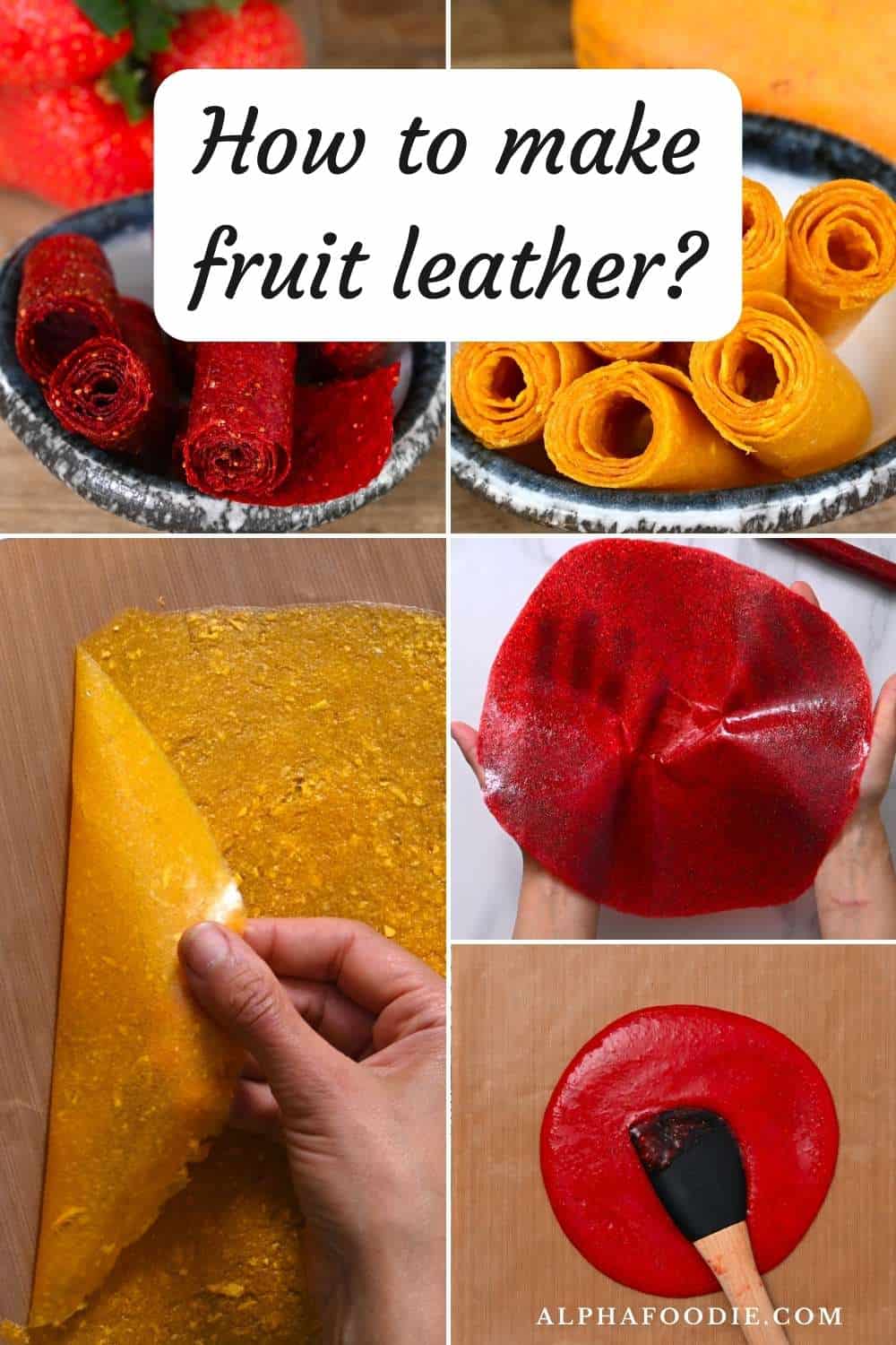 Easy Fruit Leather Recipe (No Boil Needed!) - Alphafoodie