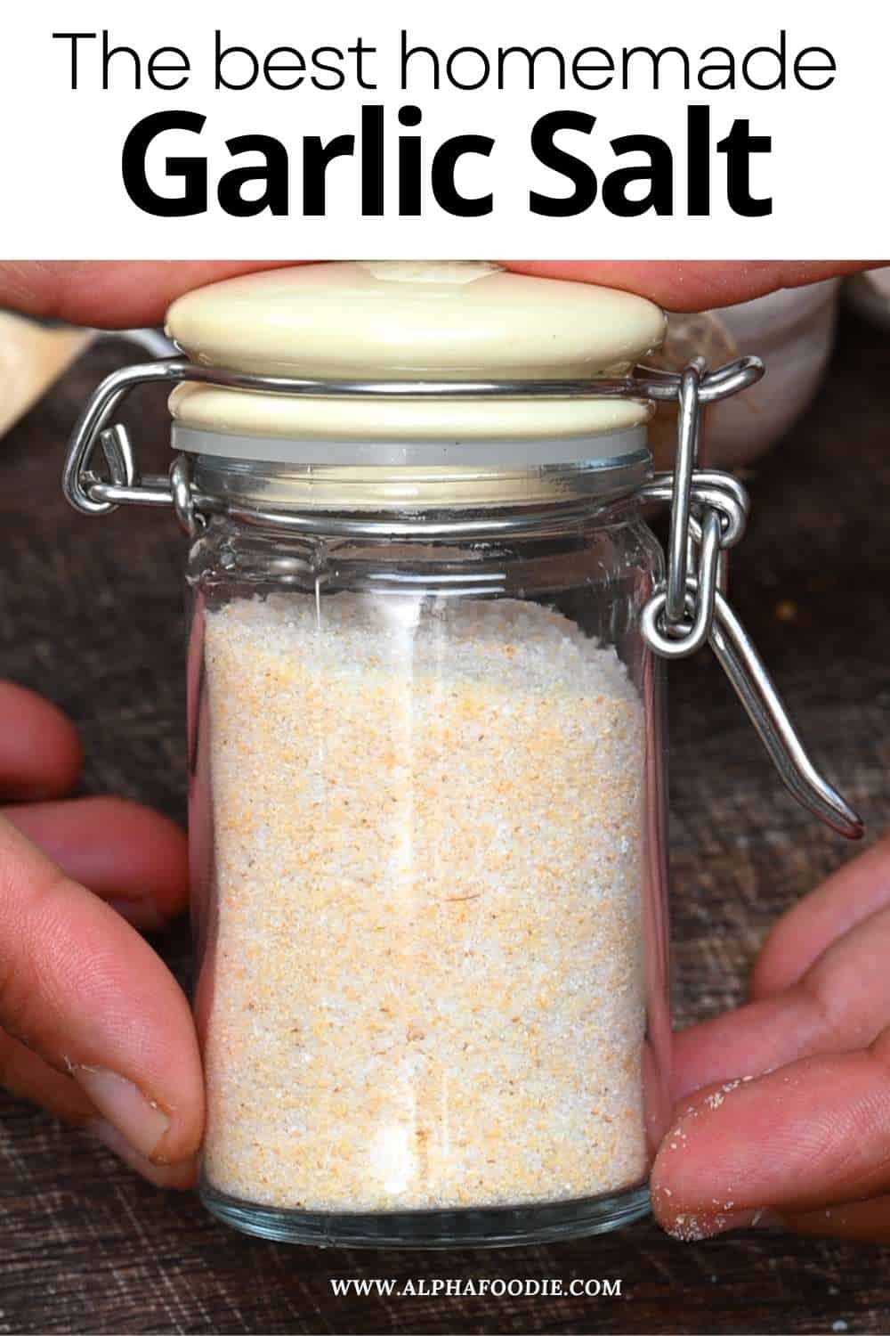 How to Make Homemade Garlic Salt - Alphafoodie