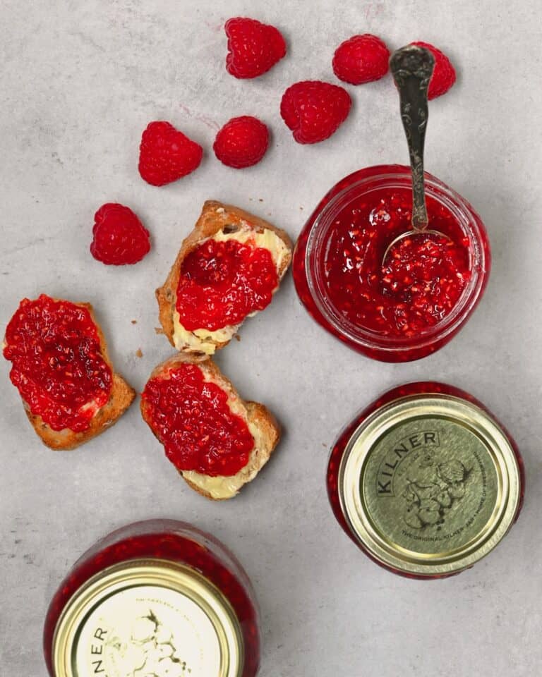 Easy Raspberry Jam Recipe (No Pectin) - Alphafoodie
