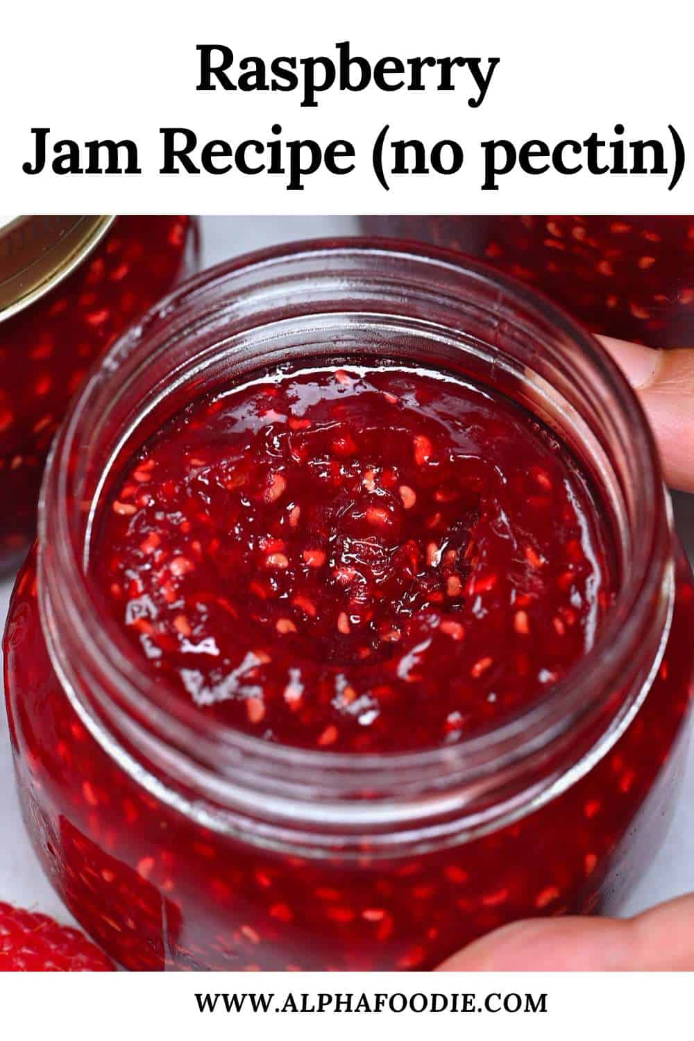 Easy Raspberry Jam Recipe No Pectin Alphafoodie