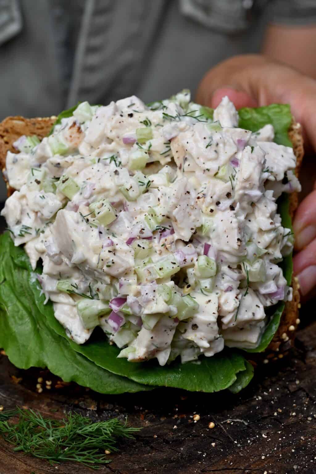 The Best Chicken Salad Recipe - Quick and Easy - Alphafoodie