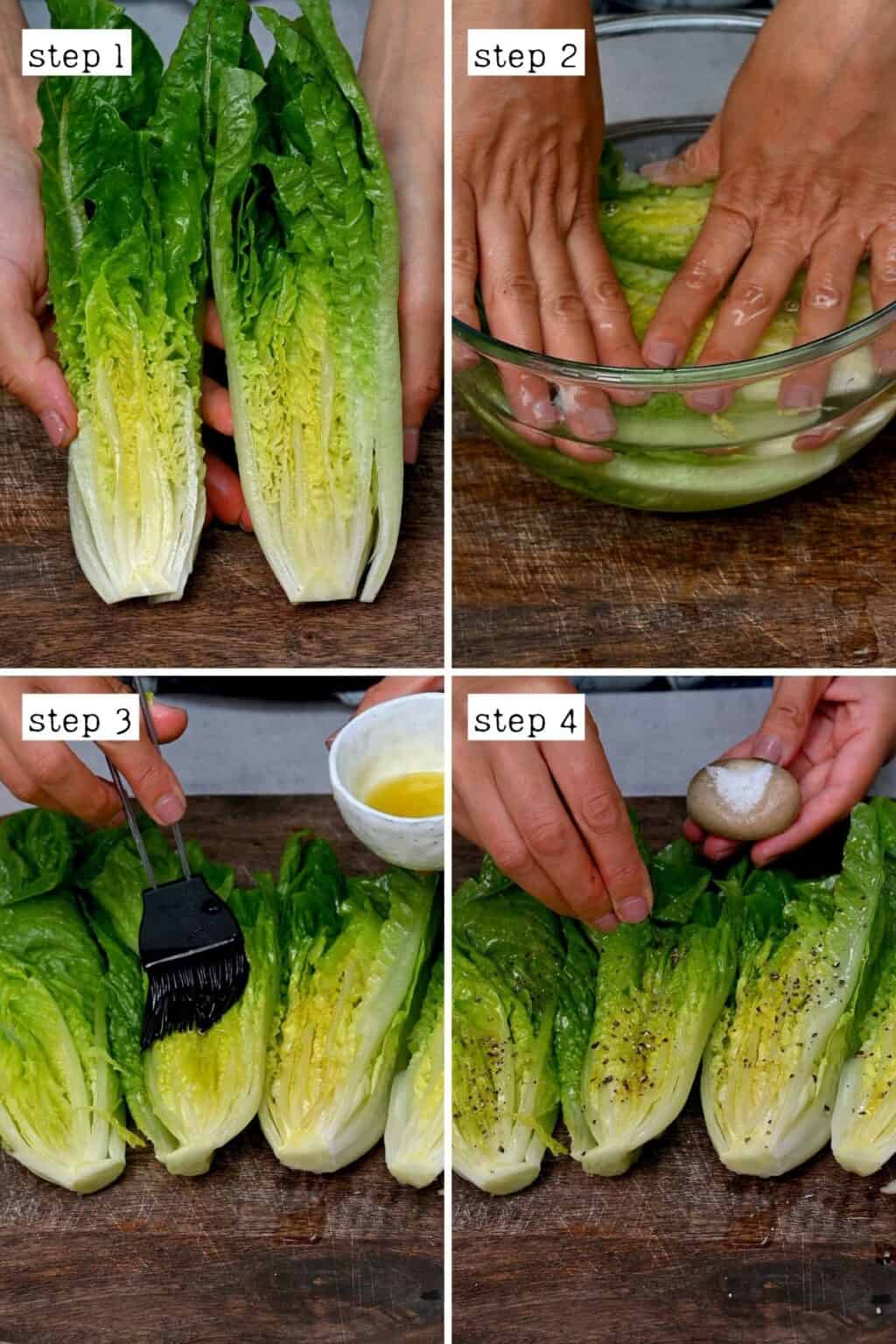 5 Minute Grilled Romaine Lettuce - Alphafoodie