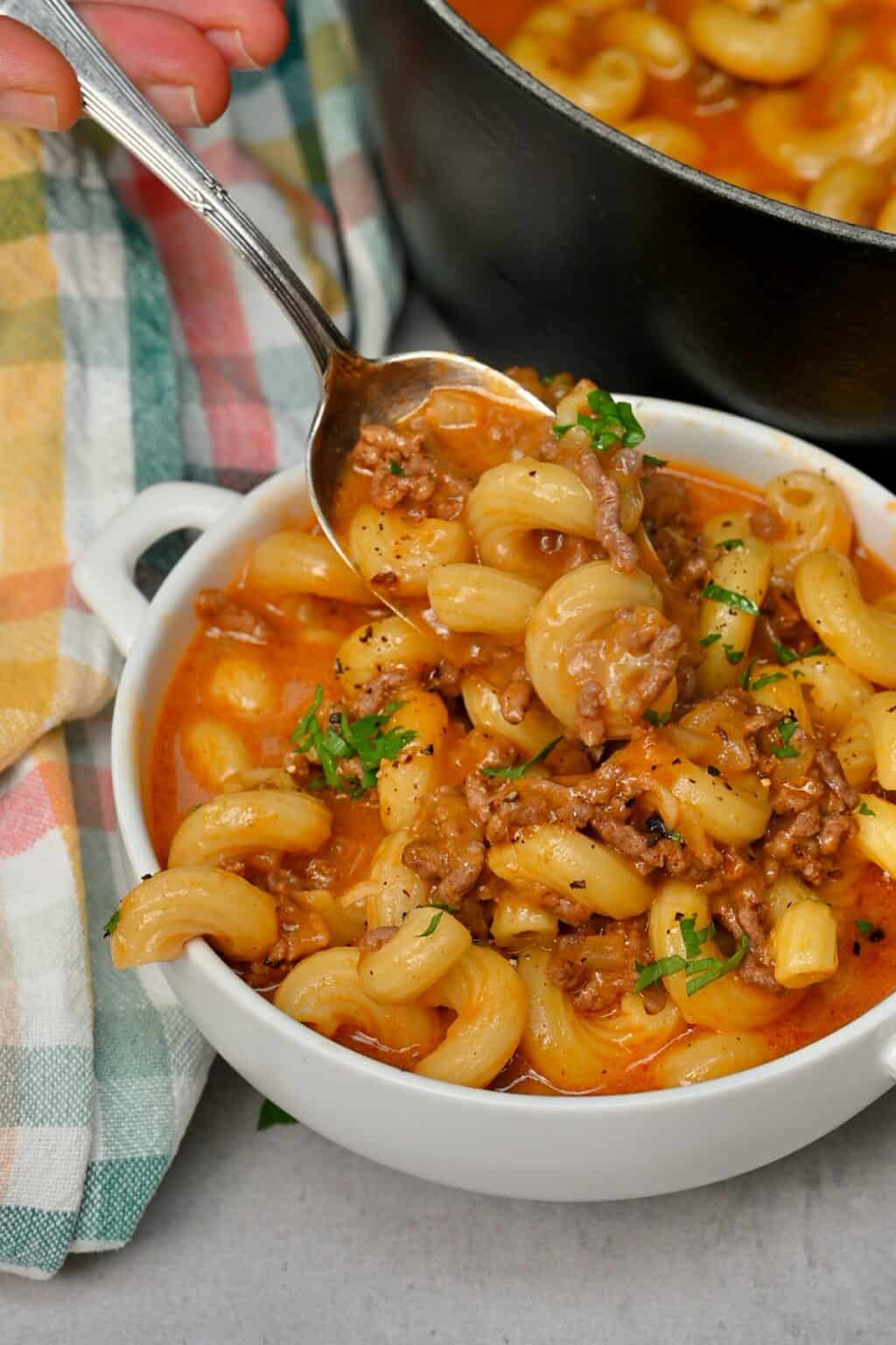 Easy Homemade Hamburger Helper - Alphafoodie