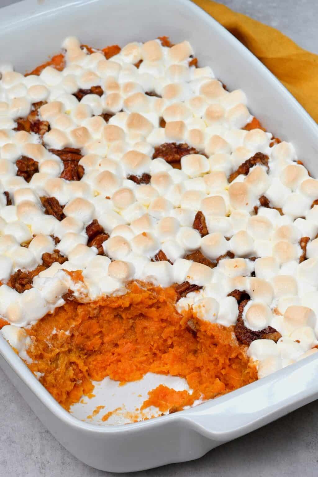 Easy Sweet Potato Casserole Recipe - Alphafoodie