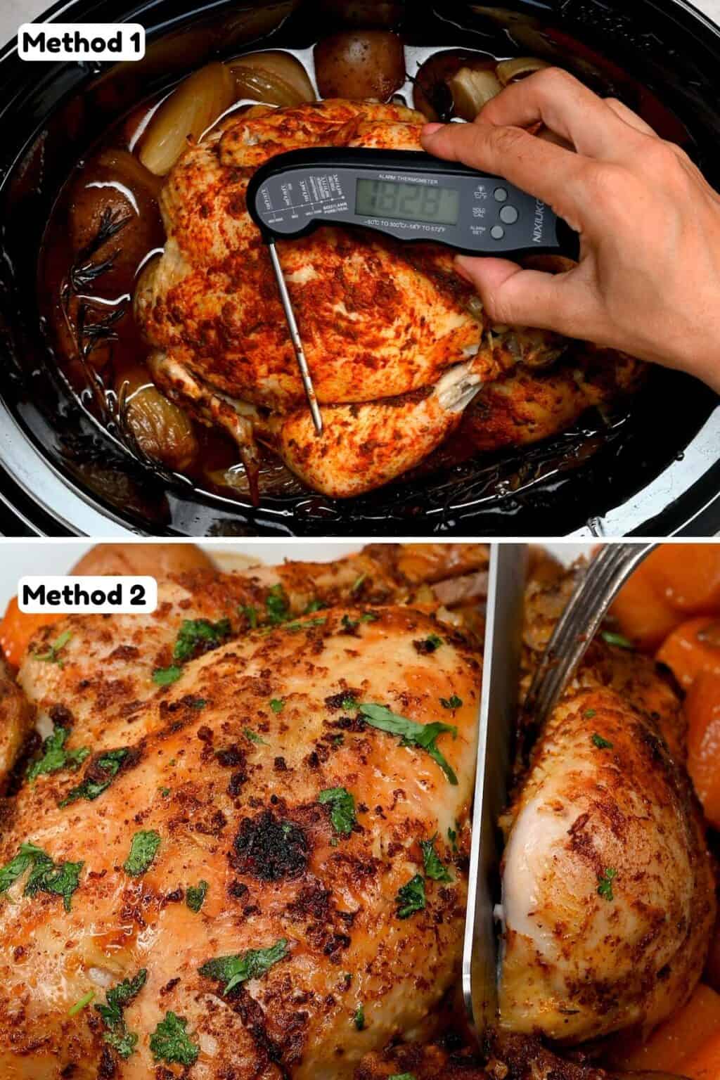 Crockpot Whole Chicken - Alphafoodie