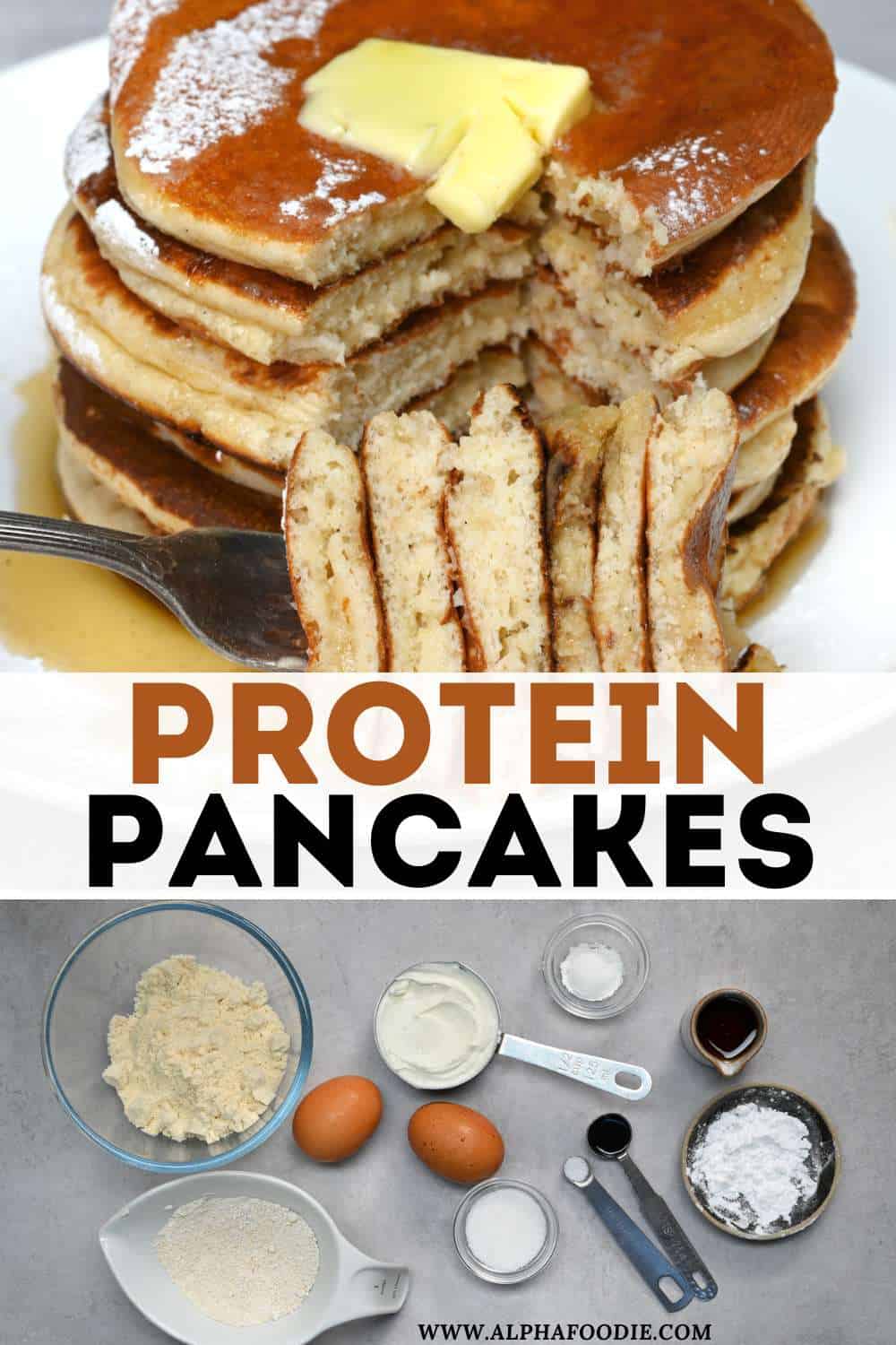 Vegetarian The Best Protein Pancakes - Alphafoodie
