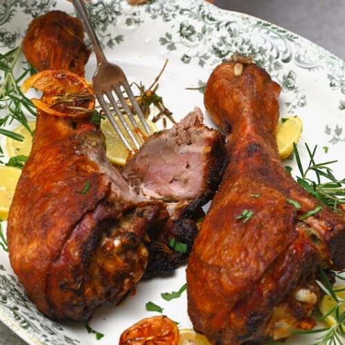 The Best Roasted Turkey Legs - Alphafoodie