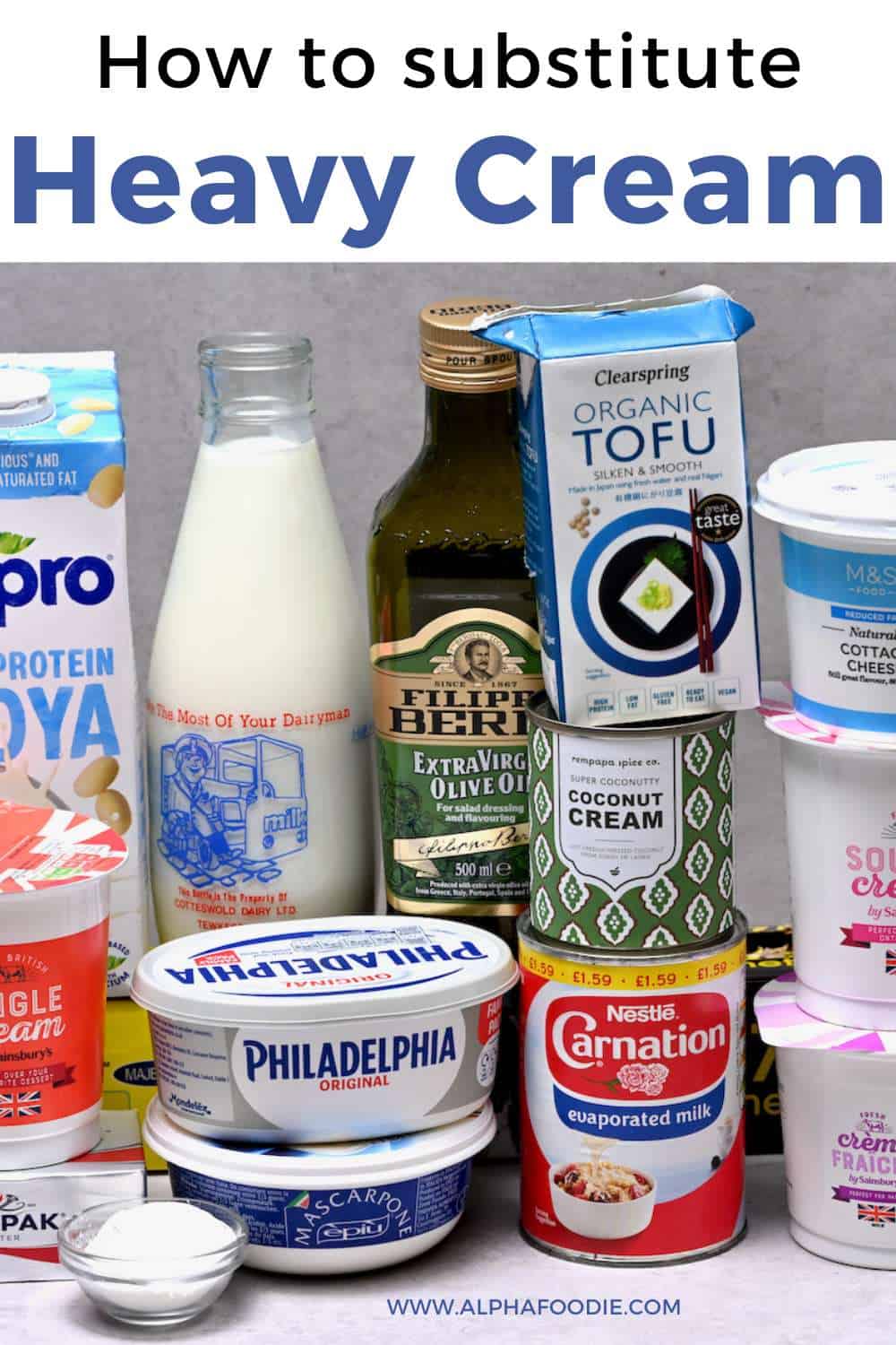 Substitutes for Heavy Cream - Alphafoodie