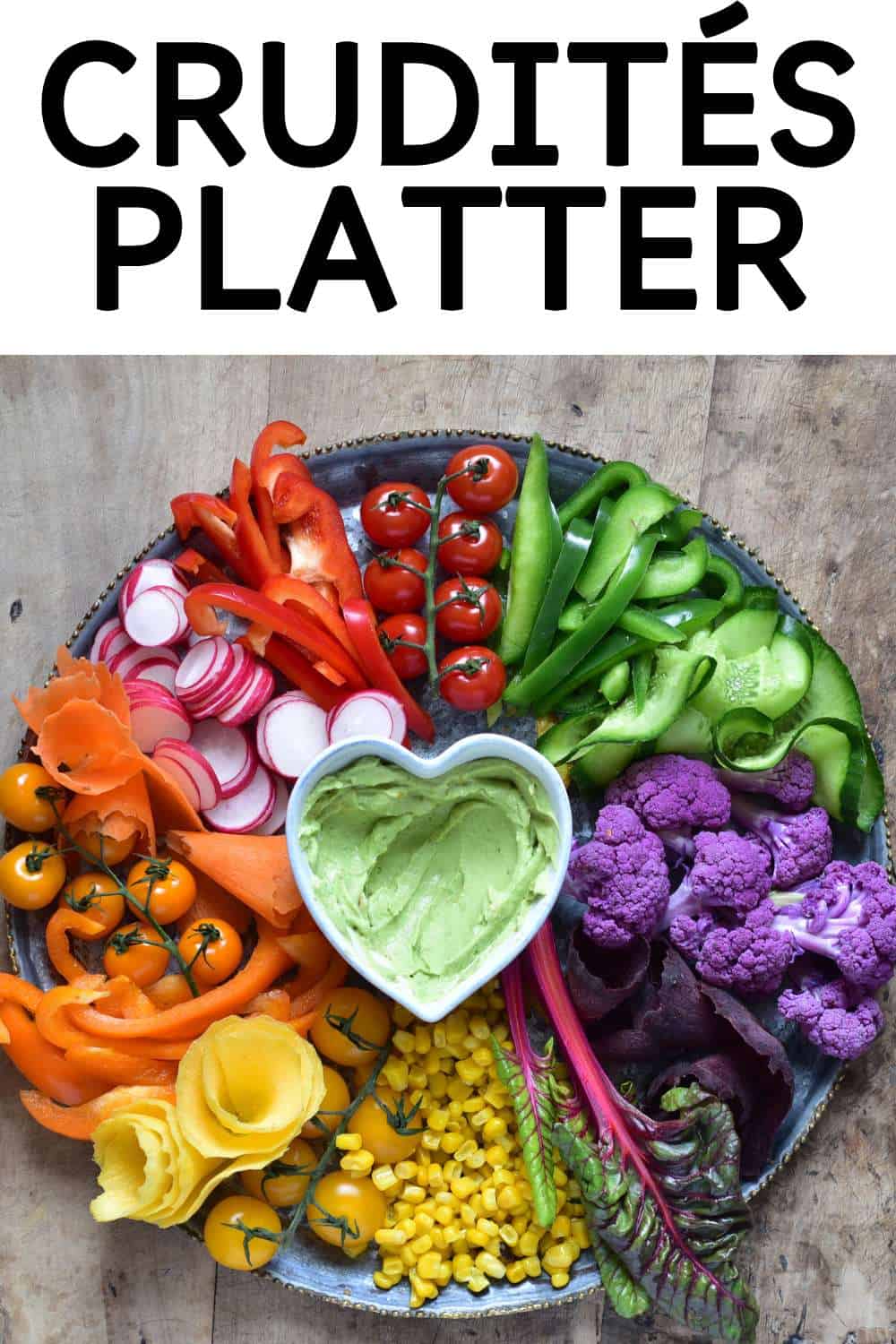 Crudite Platter (Veggie Platter with Dips) - Alphafoodie