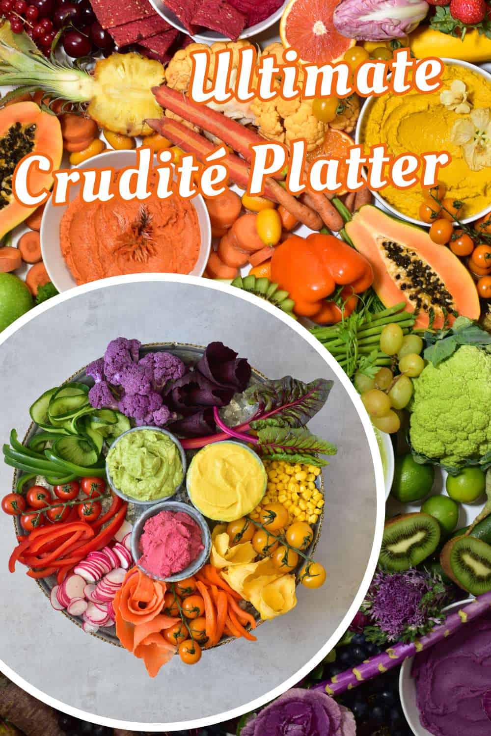 Crudite Platter (Veggie Platter with Dips) - Alphafoodie
