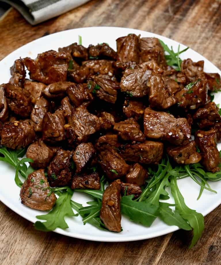 Garlic Butter Steak Bites - Alphafoodie