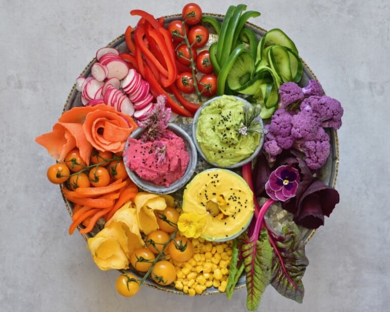 Crudite Platter (Veggie Platter with Dips) - Alphafoodie