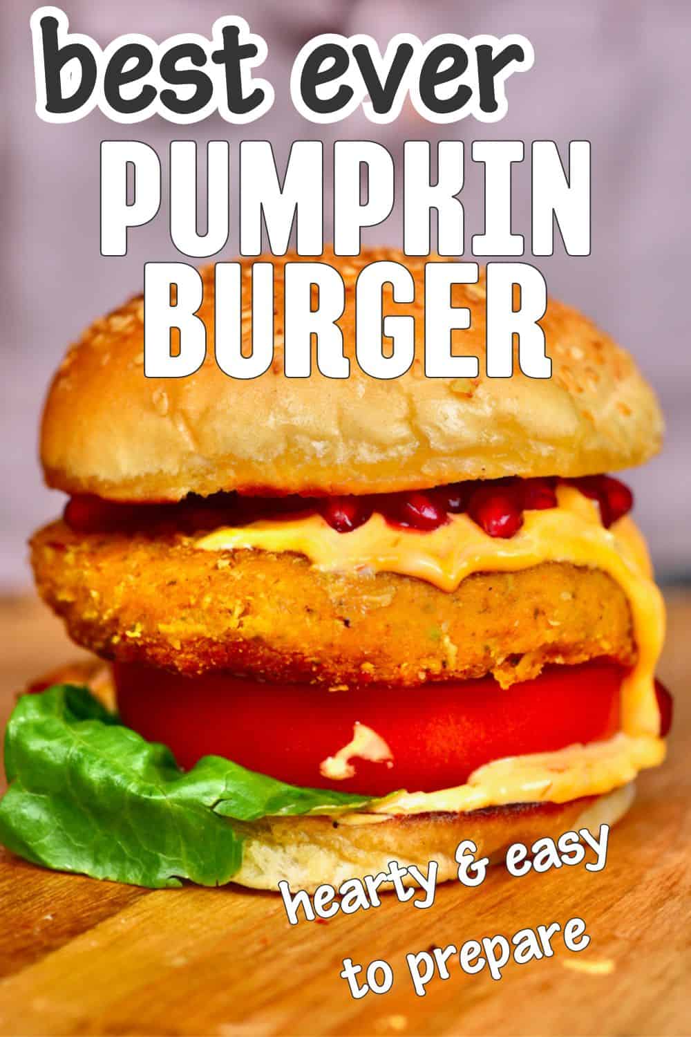 The Perfect Pumpkin Burger - Alphafoodie