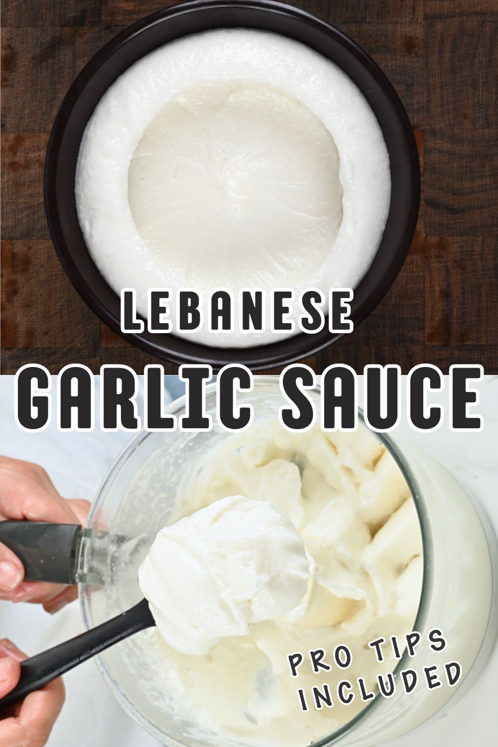 Lebanese Garlic Sauce (Toum) - Alphafoodie