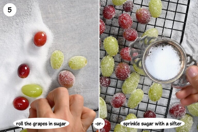 Candied Grapes (with Video) - Alphafoodie
