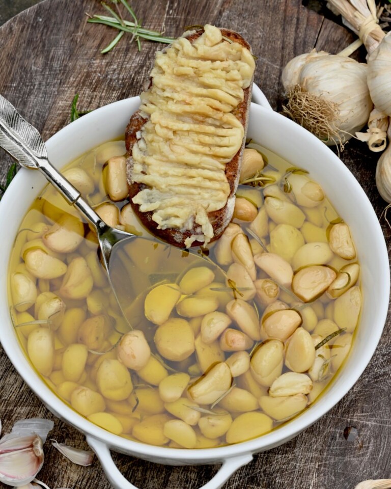 Garlic Confit Recipe - 3 Ways (With Video) - Alphafoodie