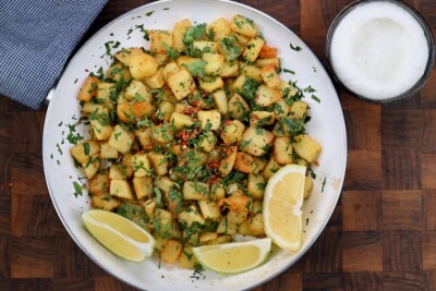 Lebanese Spicy Potatoes (Batata Harra) - Alphafoodie