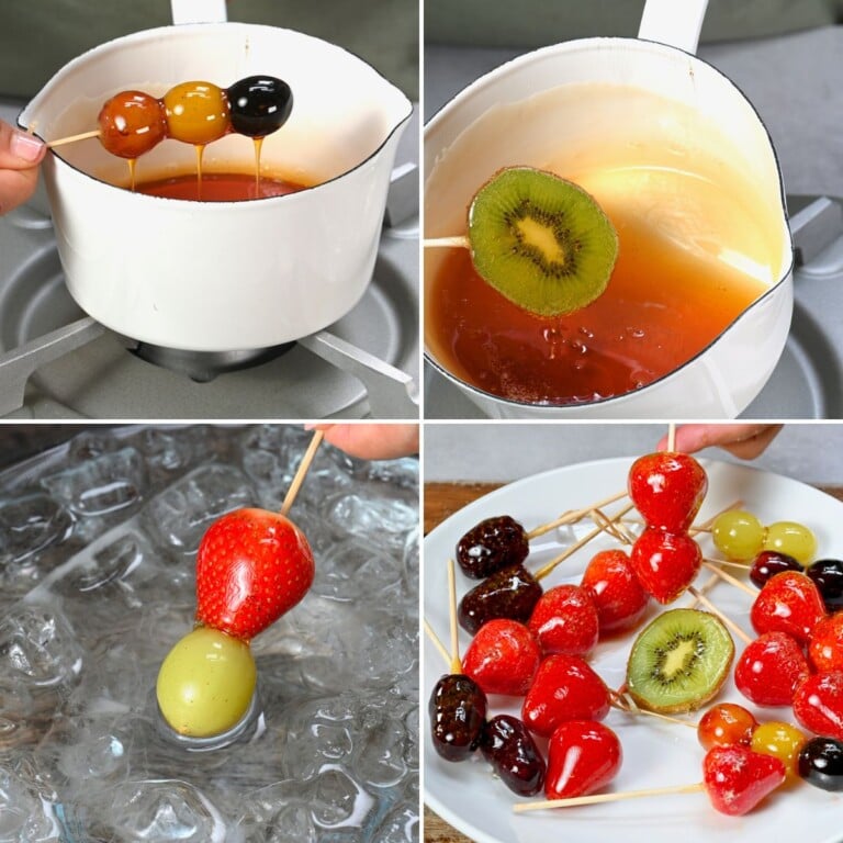 Tanghulu Recipe (Candied Fruit) + Video - Alphafoodie