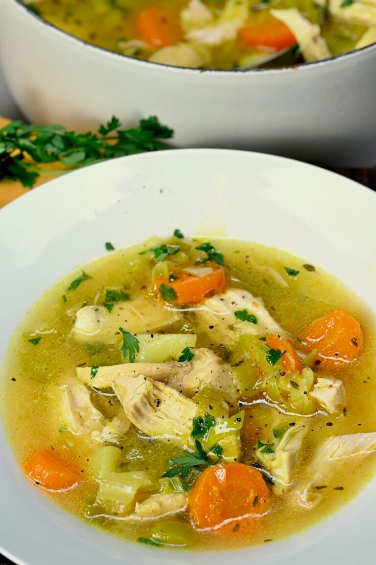 Best Chicken Soup (With Video) - Alphafoodie