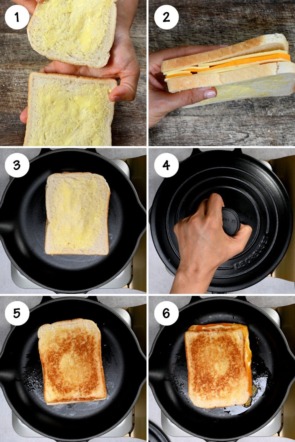 Grilled Cheese Sandwich (With Video) - Alphafoodie