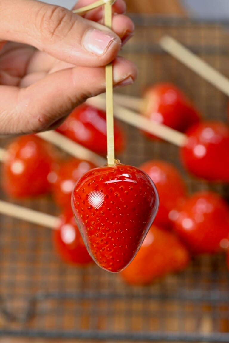 Tanghulu Recipe (Candied Fruit) + Video - Alphafoodie