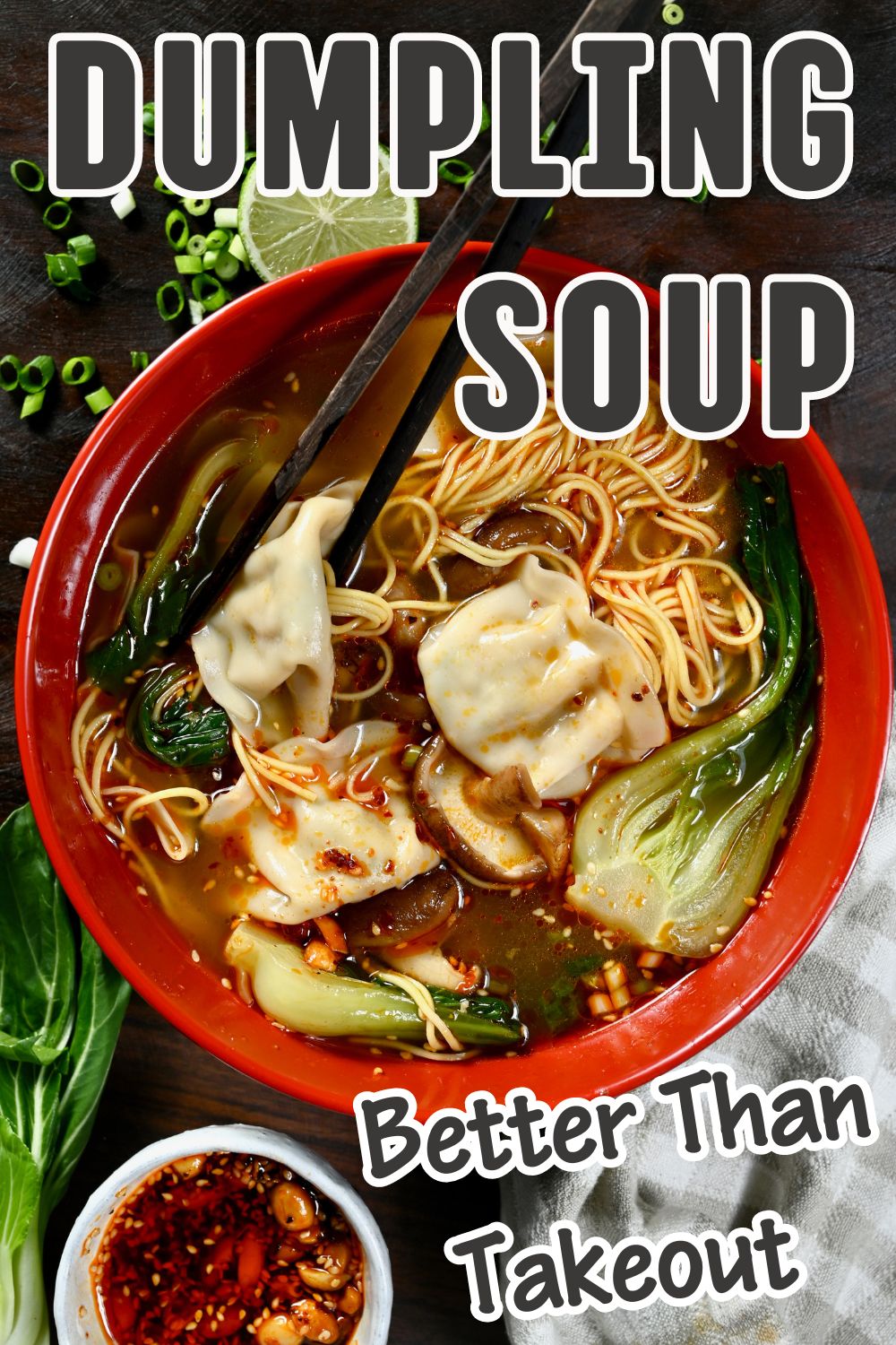 Easy Dumpling Soup - Alphafoodie