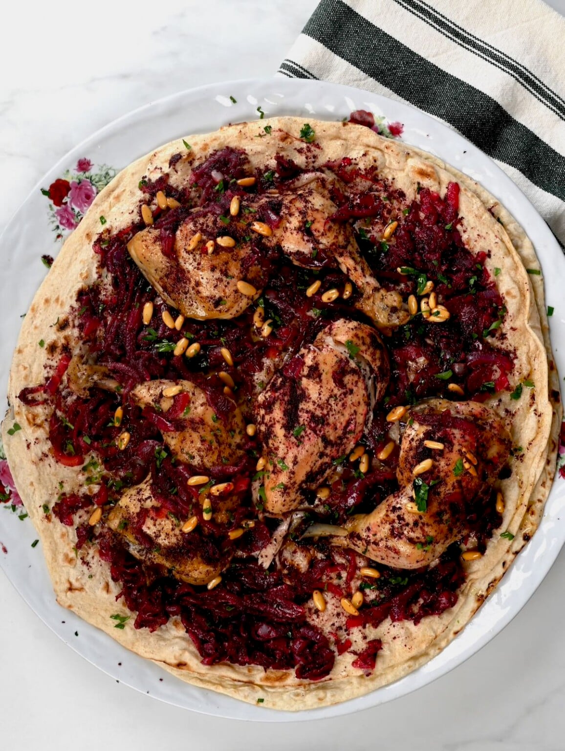 Musakhan Sumac Chicken - Alphafoodie