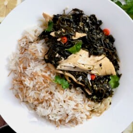 My Mom's Best Molokhia - Alphafoodie