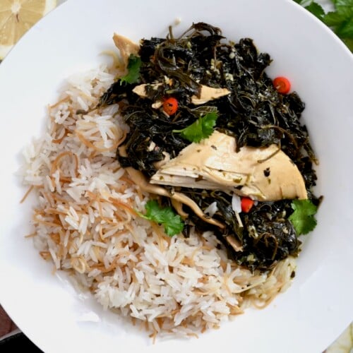 My Mom's Best Molokhia - Alphafoodie