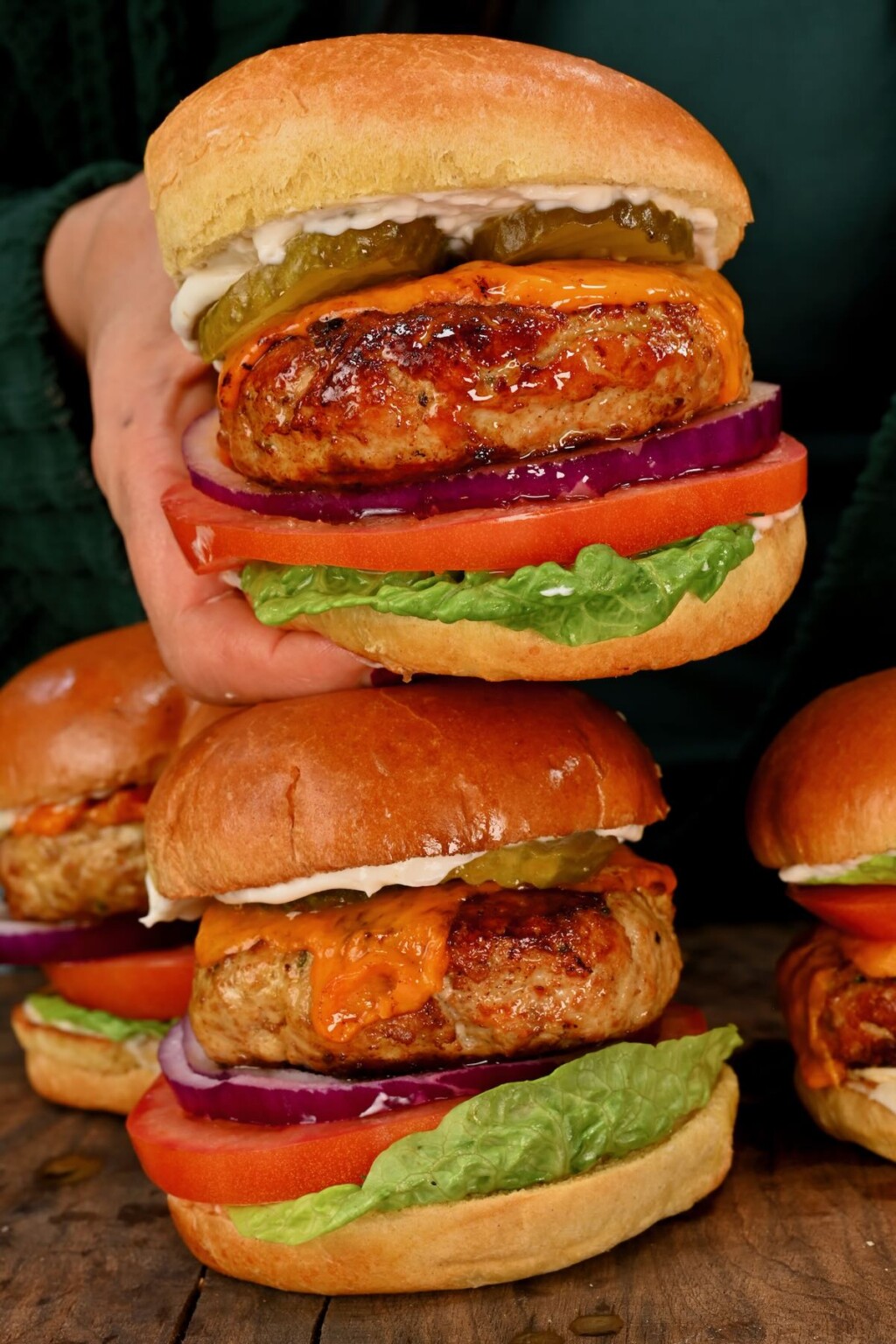 Juicy Turkey Burgers - Alphafoodie