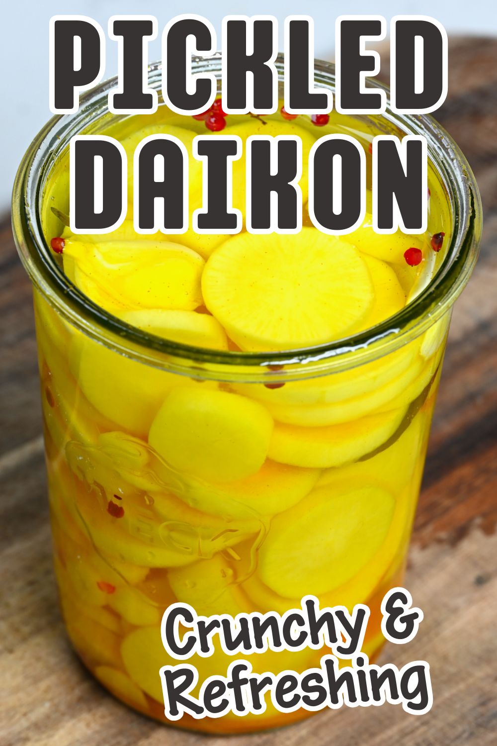 Pickled Daikon Radish - Alphafoodie