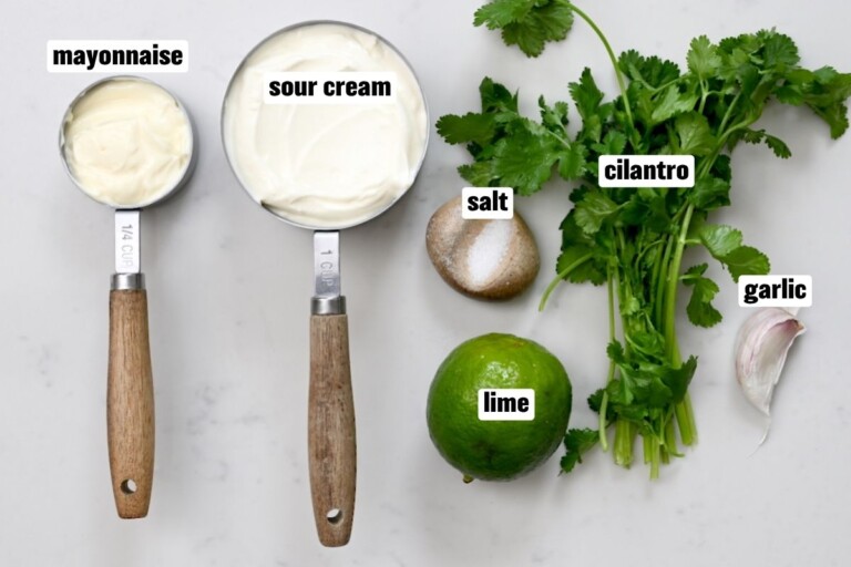 Lime Crema (Creamy, Tangy & Easy!) - Alphafoodie