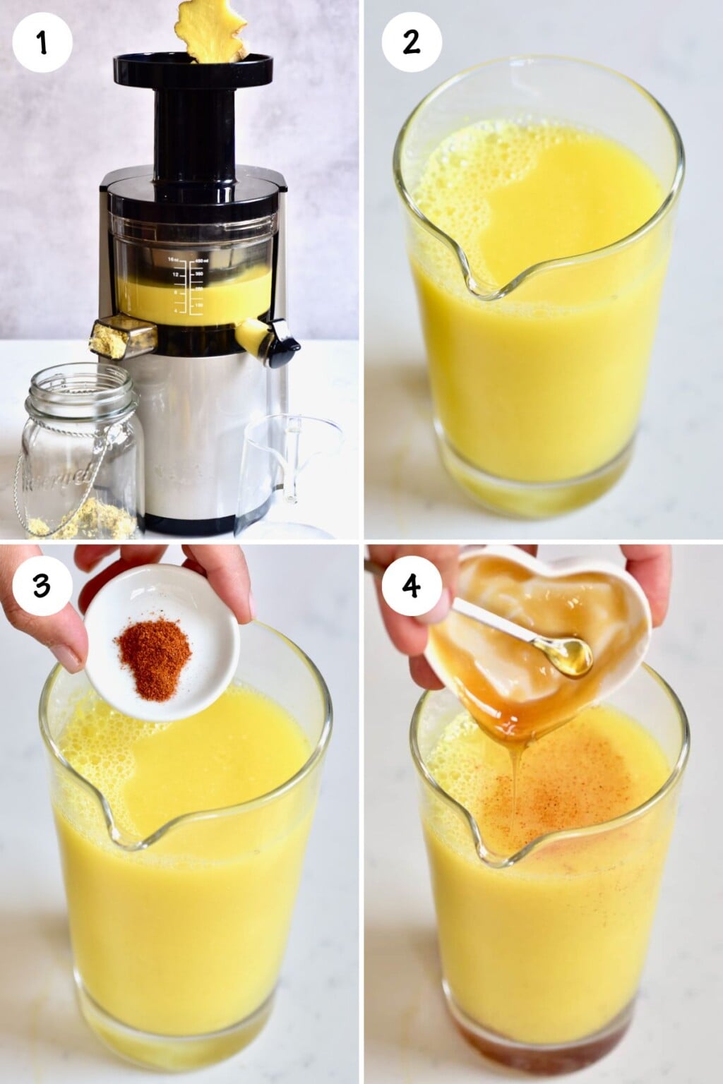 Spicy Lemon Ginger Shot Recipe (Juicer or Blender) - Alphafoodie